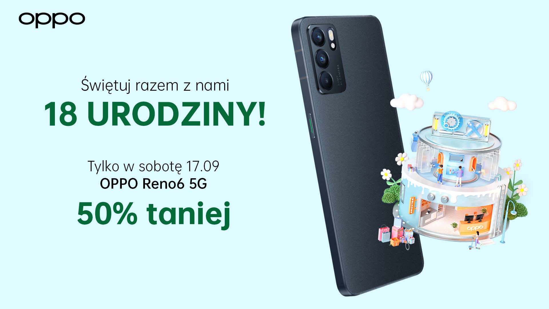 OPPO świętuje swoje 18 urodziny | ISBtech.pl